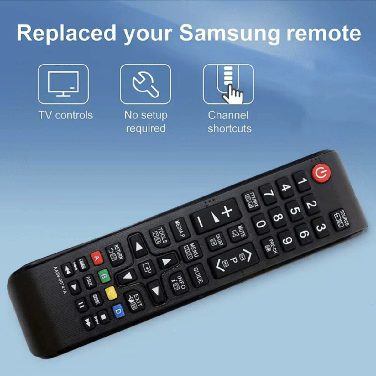 ALLIMITY AA59-00741A Remote Control - Perfectly Compatible With Samsung ...