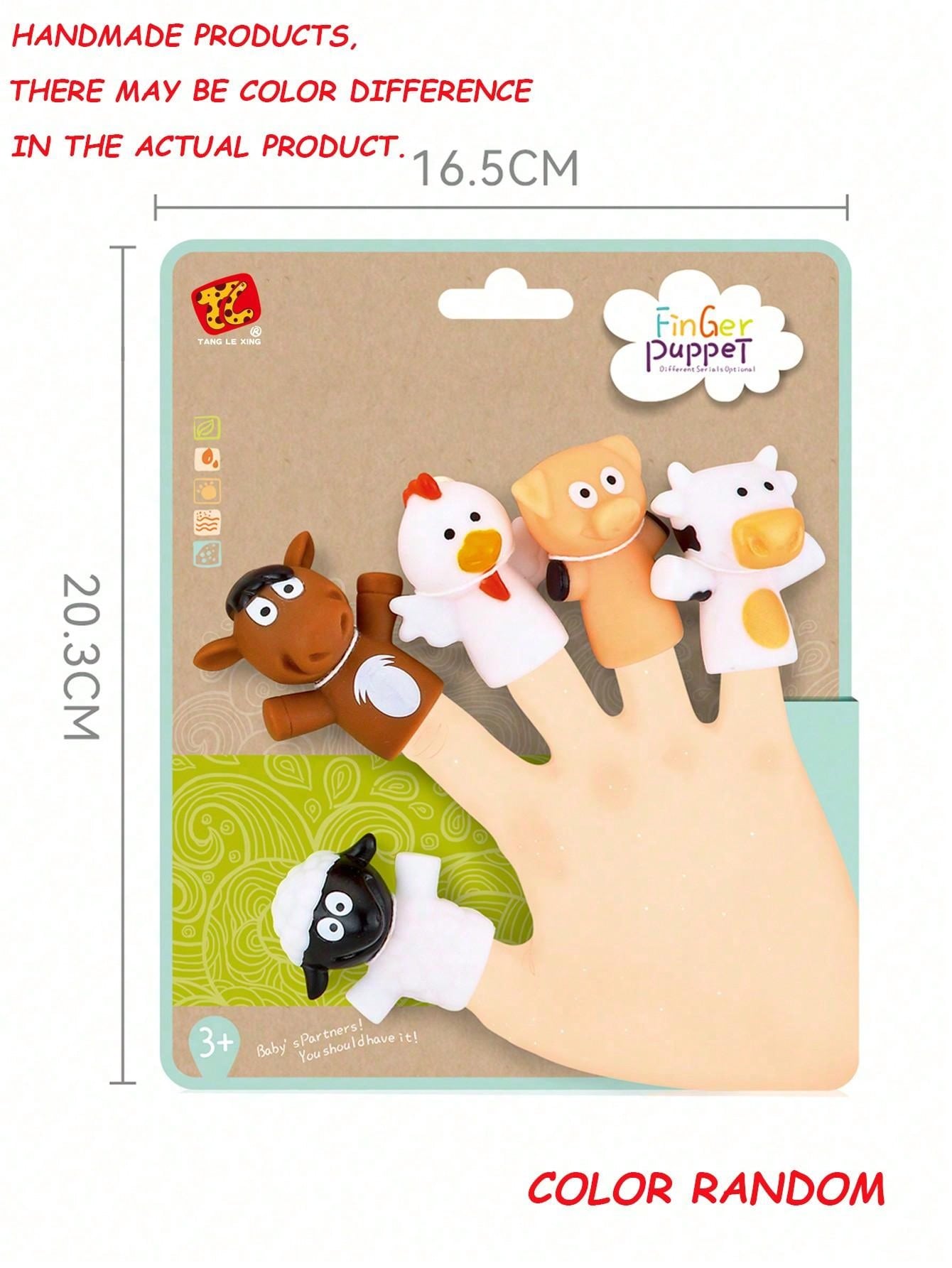 Finger Puppet Realistic Dinosaur Model Soft Pvc Thumb Puppet Christmas ...