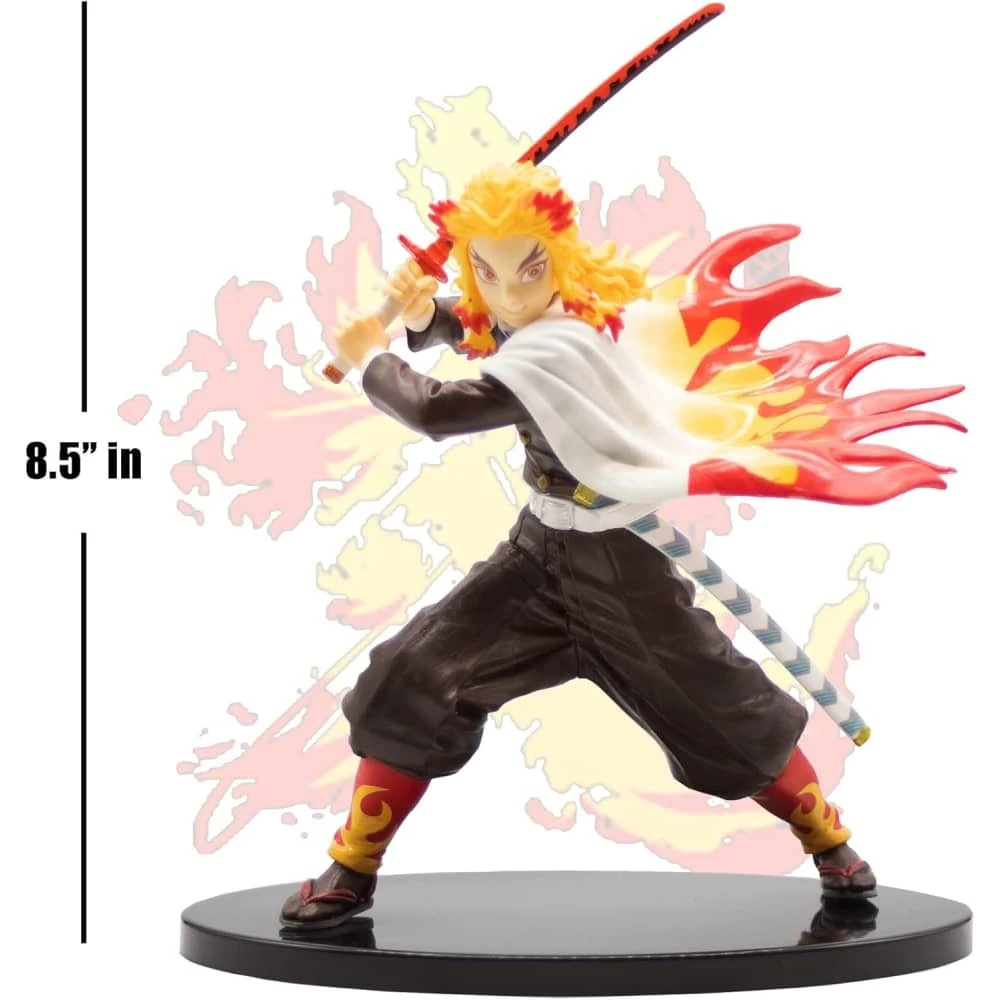 Rengoku Kyojuro DemonSlayer Anime Figure - 20 Cm Action Figure, Kimetsu ...