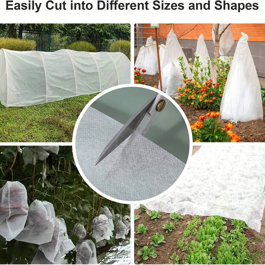 Plant Covers Freeze Frost Protection, Garden Floating Row Cover Fabric ...