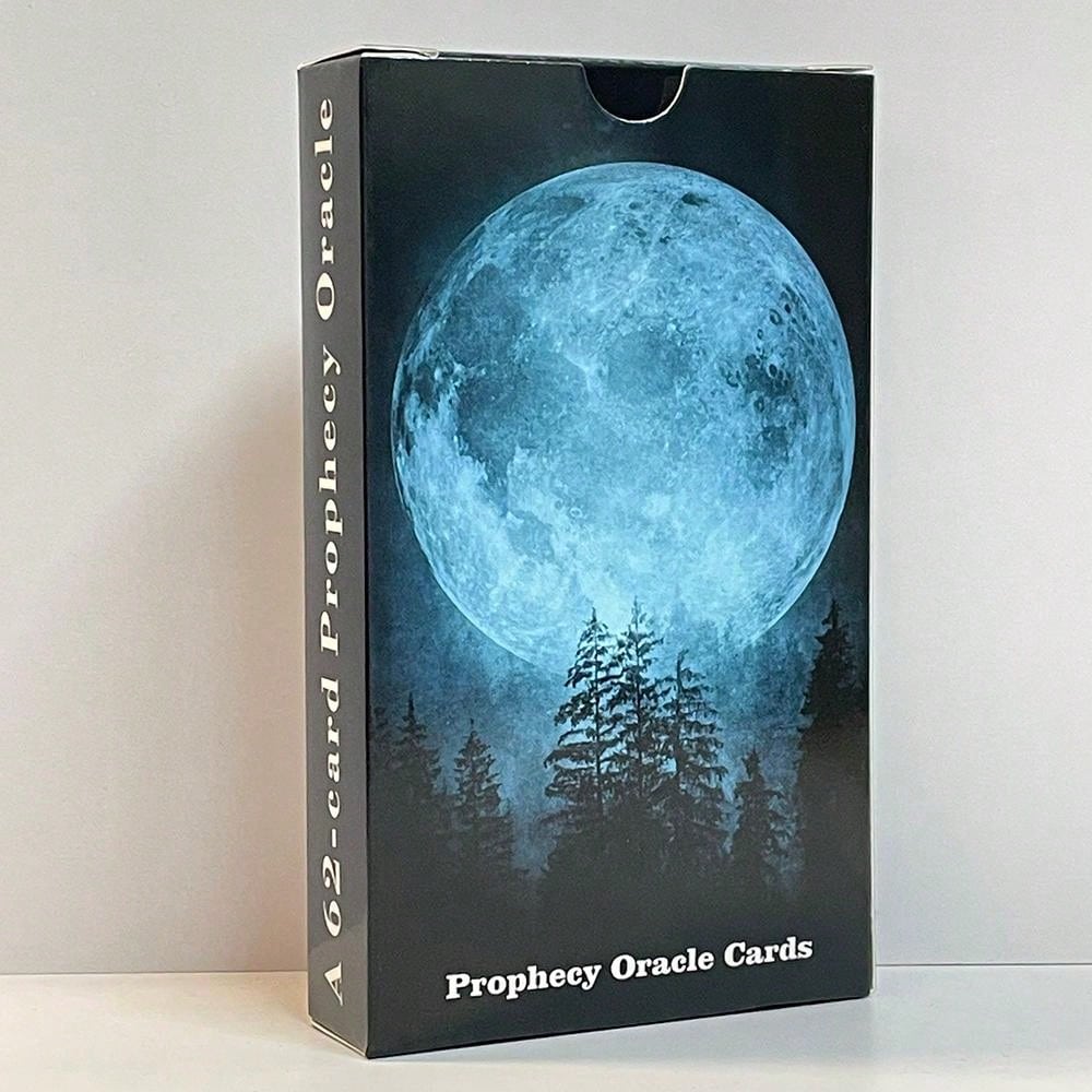 12x7cm Moon Prophecy Oracle Clarity Cards 62-Cards English Version ...