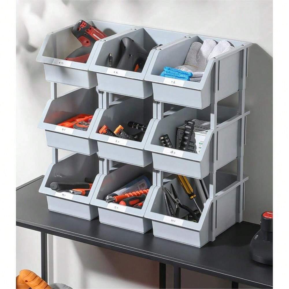 Diy Assembly Stackable Storage Box Without Lid For Desktop Stationery ...