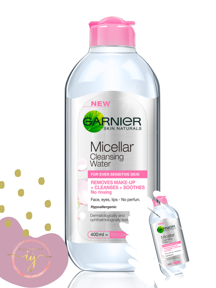 Cleansing water garnier store