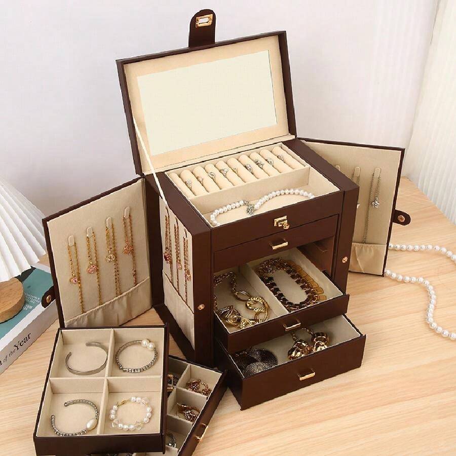 2024 New Arrival High-End Jewelry Box For Earrings, Watches, Jewelry ...