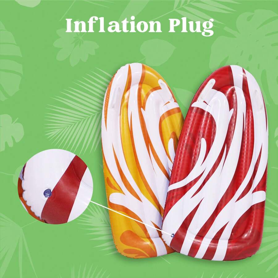 Syncfun 2 Pack Inflatable Bodyboards With Handles For Water Slides ...