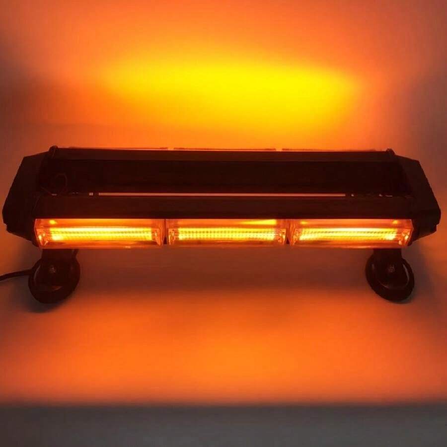 4 Sides C0b3 Section Explosion Car Flashing Light Top Suction Light Bar ...