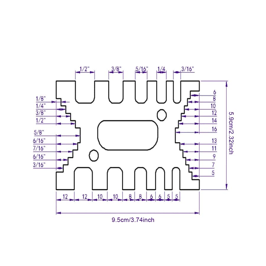 Dovetail Jig Tenon Caliper, Tenon Caliper Gauge Aluminum Metric ...