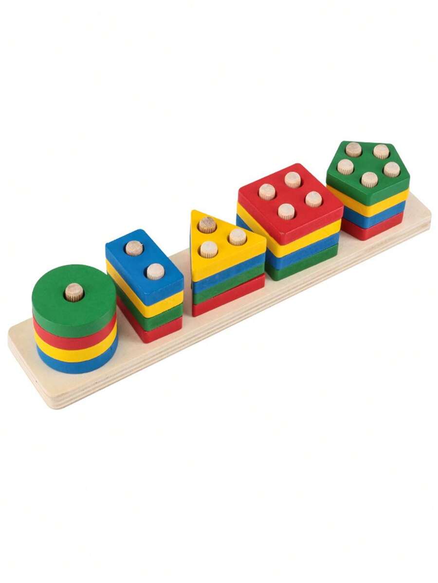 Jouet Montessori Ensemble De 5 Jouets En Bois De Forme Rectangulaire ...