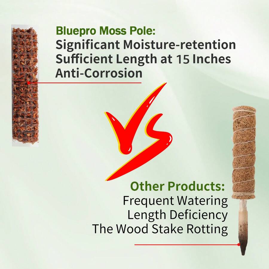 6 Packs, 15 Inch Plant Climbing Frame, Water Moss Column, Plant ...