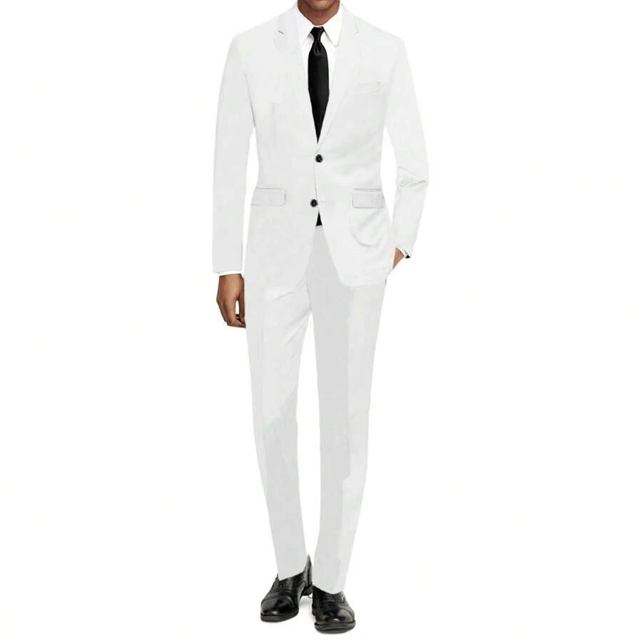 Braveman Men's Formal Two Piece 2-Piece Slim Fit Cut Suit Set | SHEIN USA