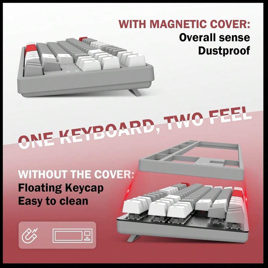 Wired Hot Swappable Mechanical Keyboard&Coiled Cable Custom DIY ...