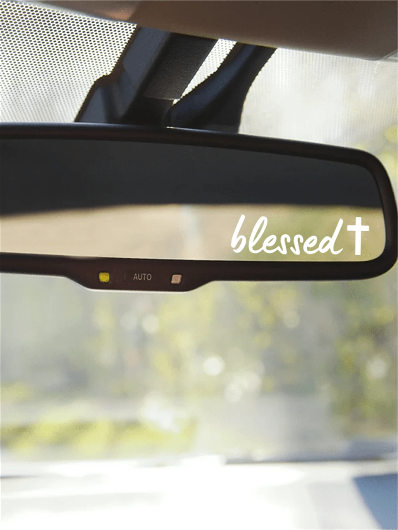 Mirror Decal Car Decals For Women Faith Mirror Decal Cute Vinyl Decal Christian Car Mirror