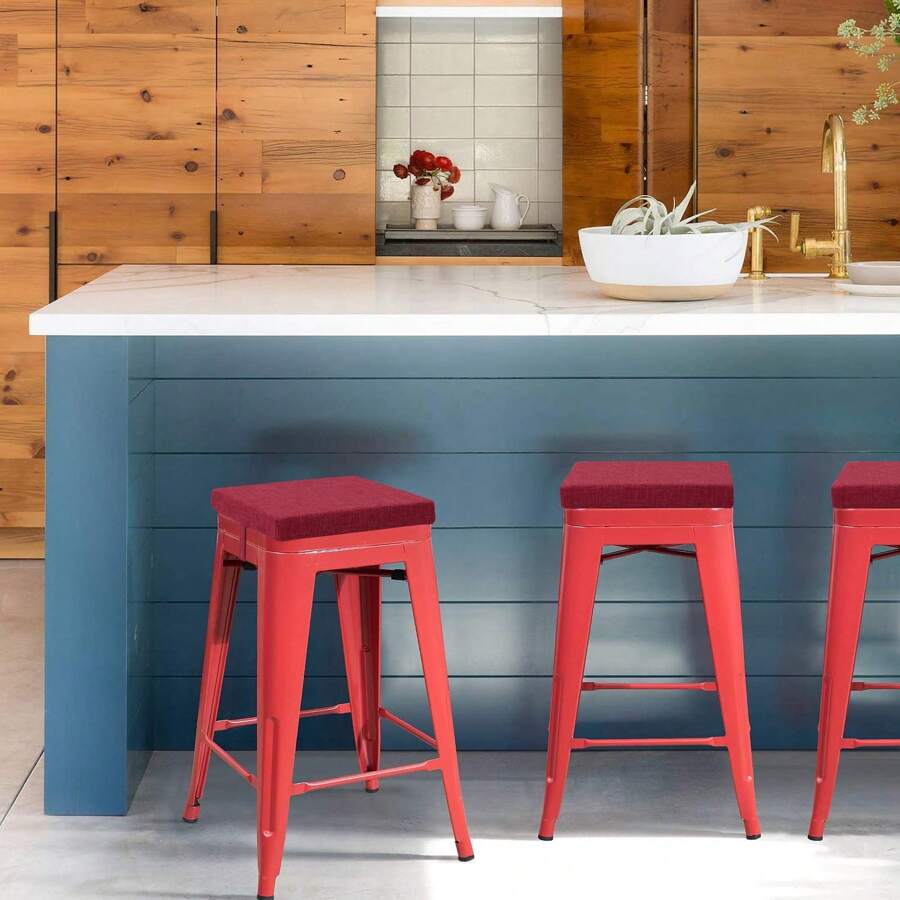 Stool Cushion Square , Non-Slip Bar Stool Cushion Square Seat Cushion ...