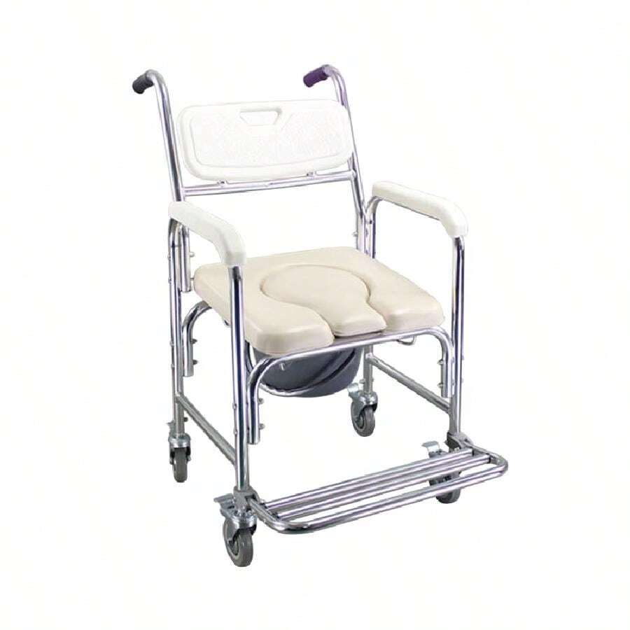 Commode Toilet Chair With Wheels,Multifunction Wheeled Mobile Toilet ...