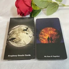 12x7cm Moon Prophecy Oracle Clarity Cards 62-Cards English Version ...