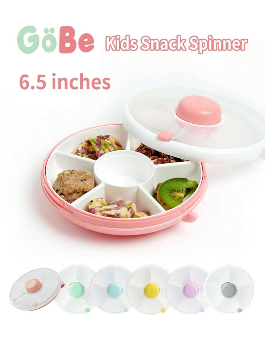 1PC 6.5-Inch GoBe Kids Snack Spinner - Food Storage Box For Children ...