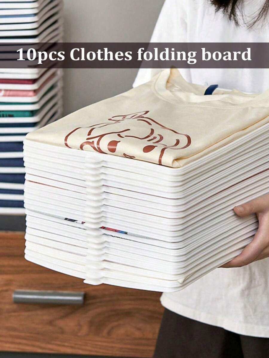 10 Layer Clothes Folding Board, Plastic Clothes Storage And Organizer ...