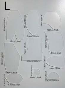 10pcs Memory Bear Template Sewing Doll Patch Tool Doll DIY Sewing ...