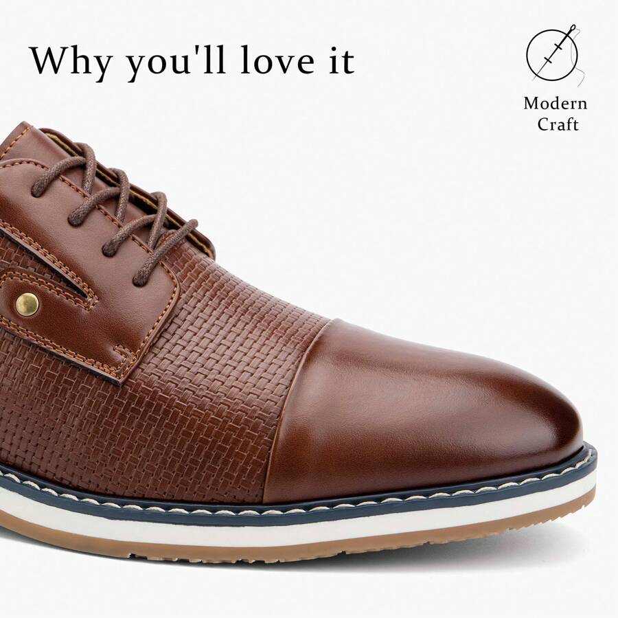 Mens Casual Shoes Non-Slip Simple Comfortable Casual Dress Shoes For ...