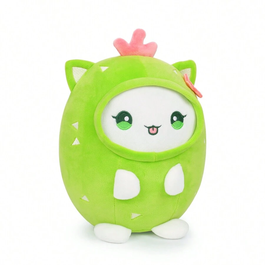 AIXINI Cute Cat Frog Plush Pillow 8" Kitten Frog Stuffed Animal, Soft ...