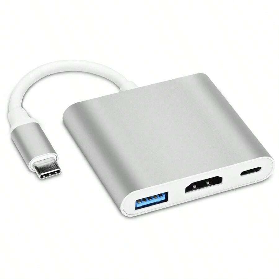 USB-C Converter Adapter With USB 3.0 Input, 4K And Type C Port / Type-C ...