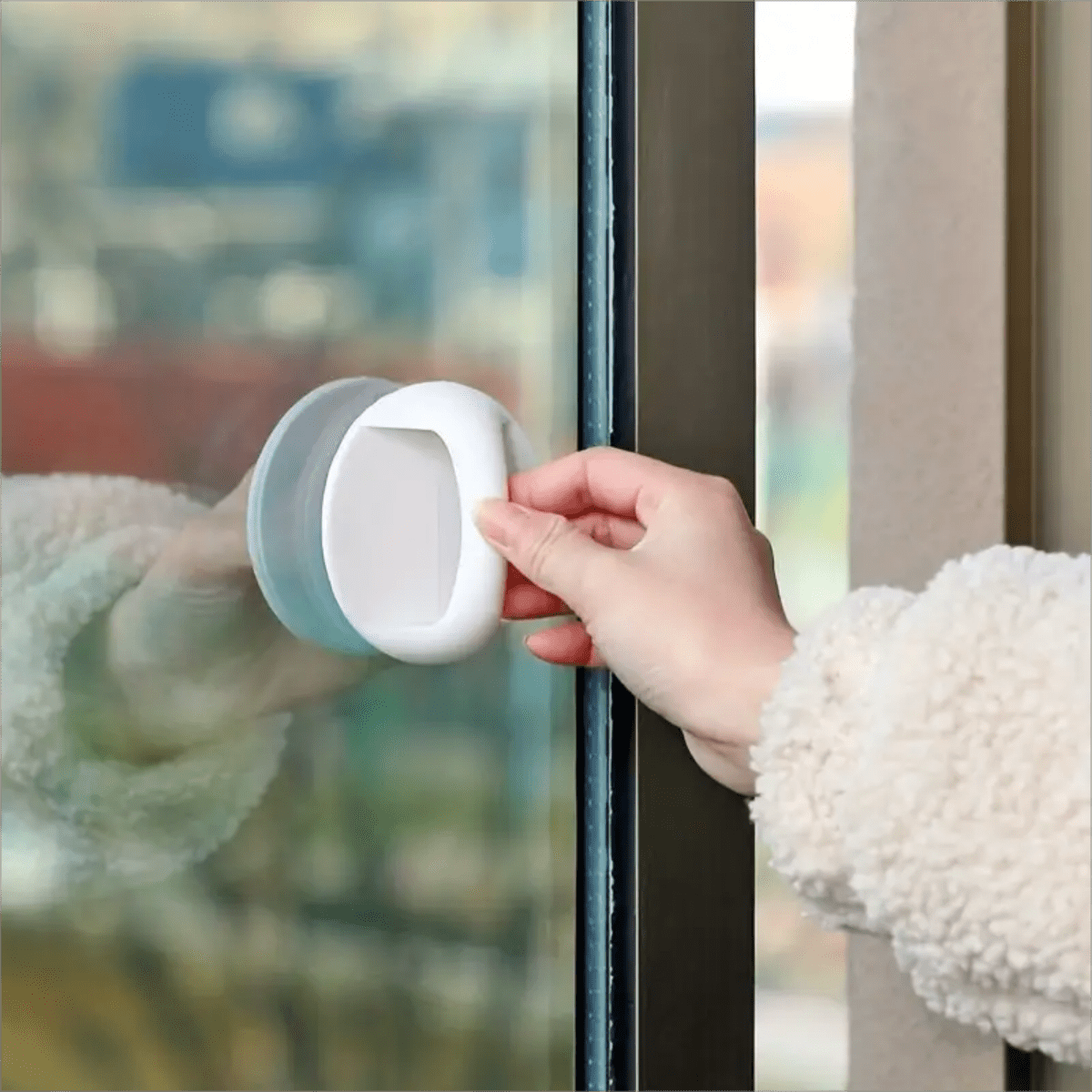 1pc Door Handle Without Drilling, Window Sticky Cabinet Pull Handle ...