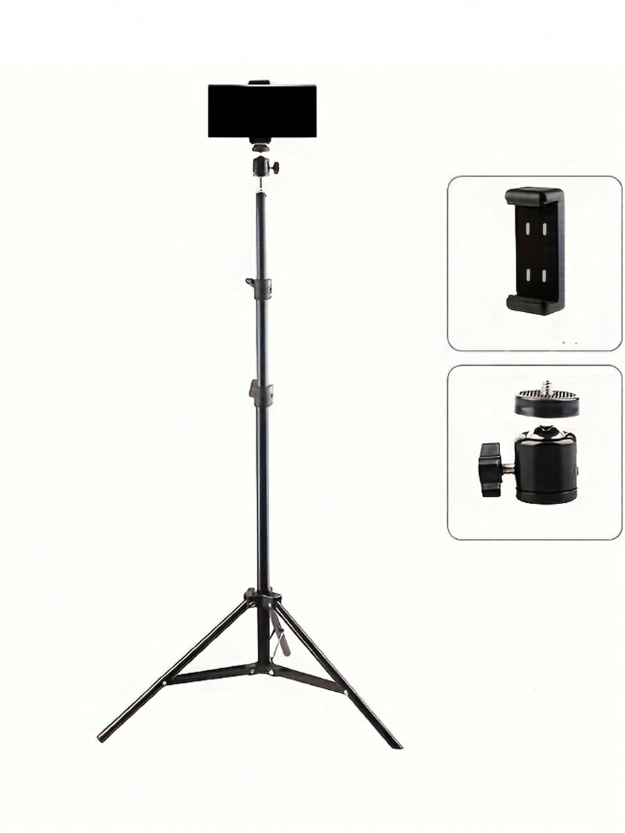 1.1M Mobile Phone Tripod, Multifunctional Foldable And Adjustable ...