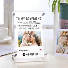 1 Pezzo Regalo Canzone Di Coppia Personalizzato, Placca Musicale ...