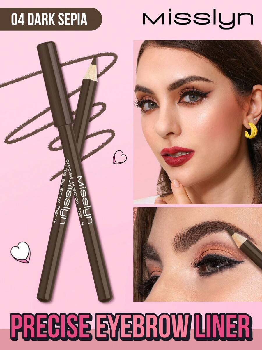 MissIyn Precise Eyebrow Liner, Fills Brows, Contours, Combs, Tames ...