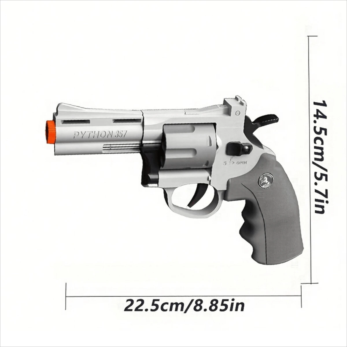 Revolver Toy Gun, Manual Continuous Firing, Soft Bullet, The Cheapest ...