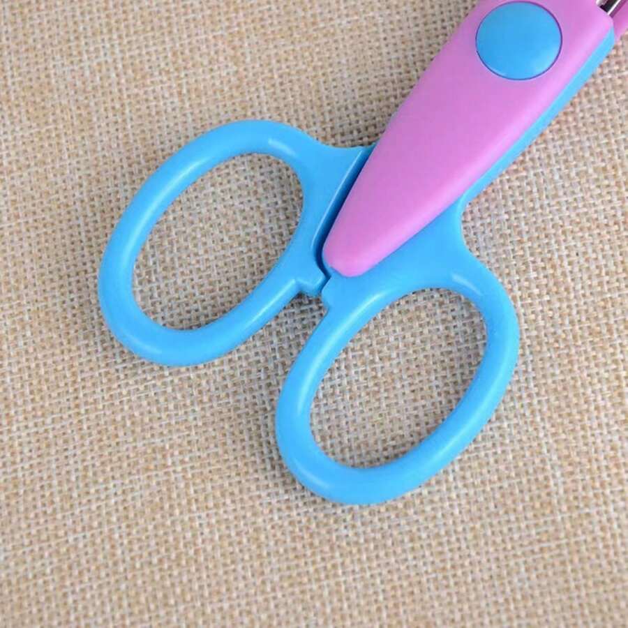 1pc 5-Inch Castle Pattern Lace Scissors, Paper-Cut Scissors, Safety ...