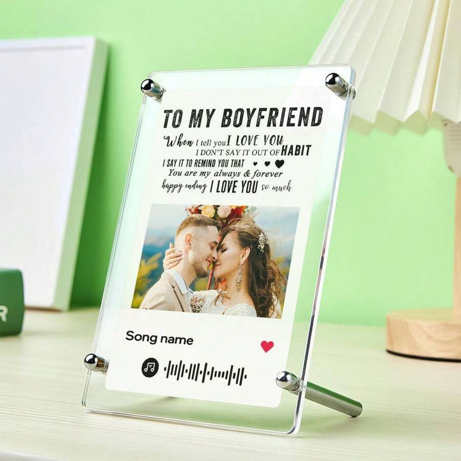 1 Pezzo Regalo Canzone Di Coppia Personalizzato, Placca Musicale ...