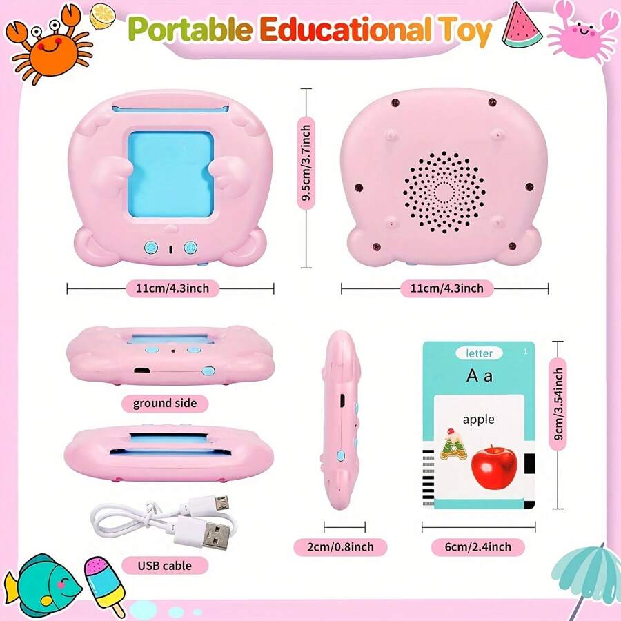 Language Learning Toy, Early Education Learning Card Reader For ...