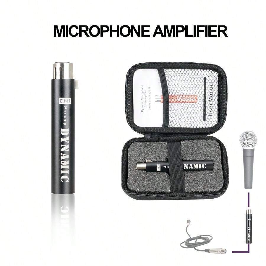 MINI Dynamic Microphone Preamplifier Gain Single Channel Activator Add ...