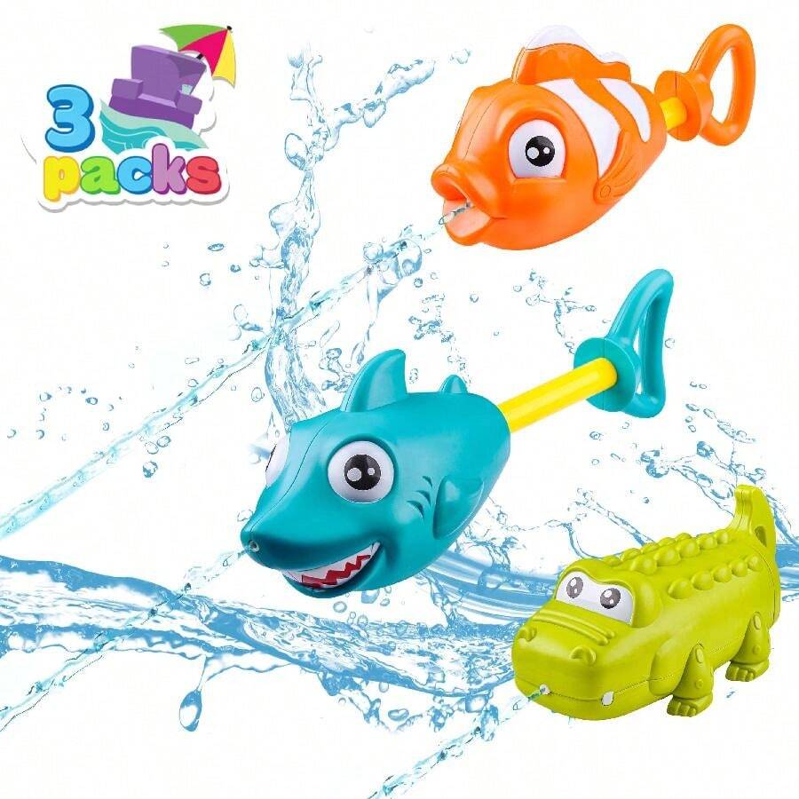 Syncfun 3 Packs Animal Character Water Guns Water Blaster Squirt Guns ...
