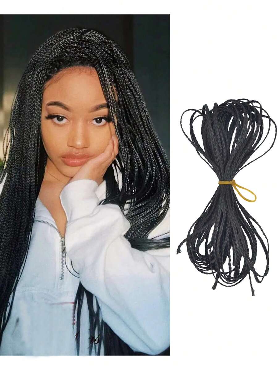 Long Micro 3X Pre-Looped Synthetic Zizi Braids 30 Inch Micro Braids ...