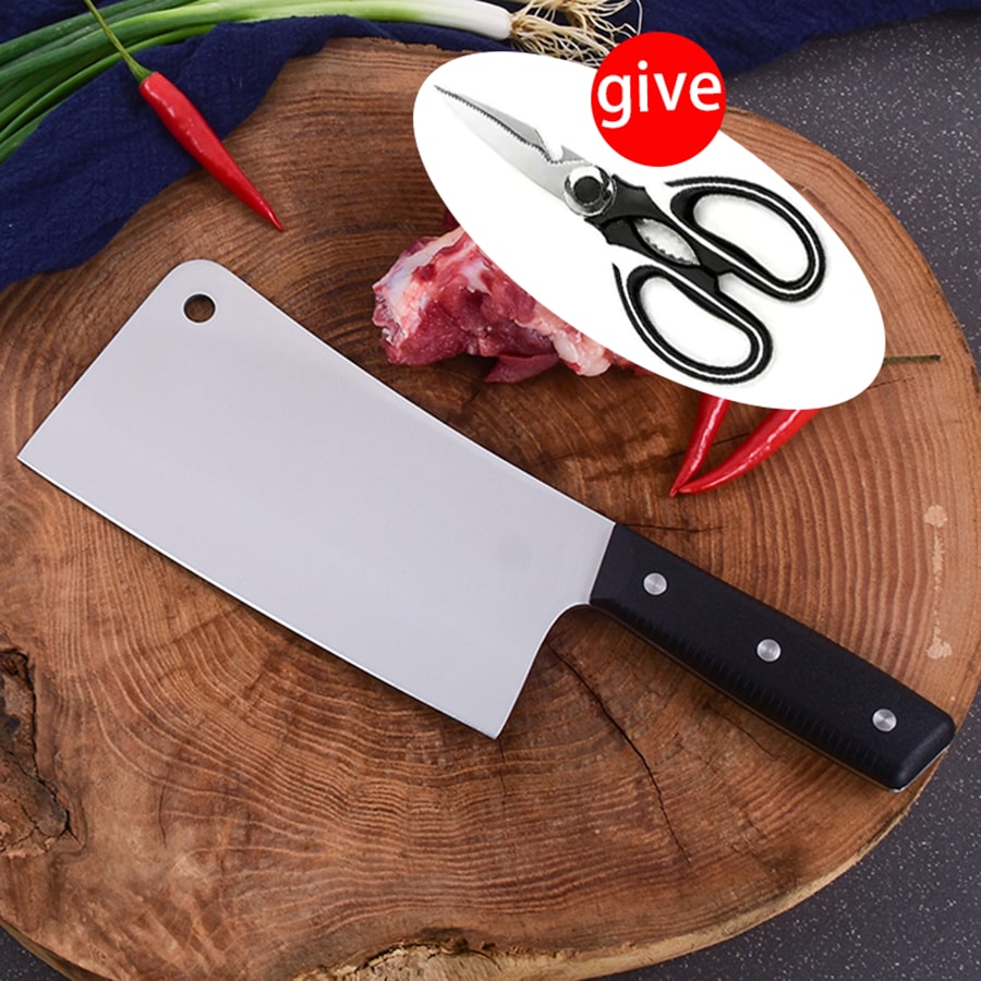 Stainless Steel Kitchen Knife And Scissor Set, With Durable Anti-Rust ...