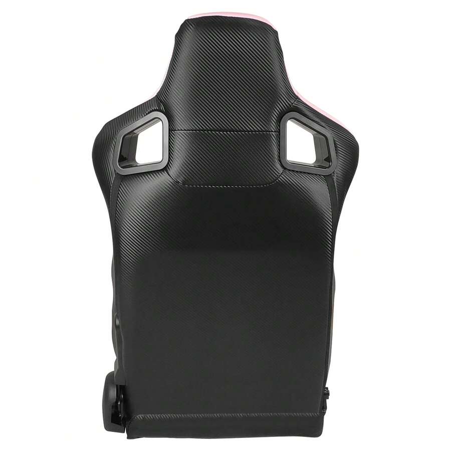 Universal Racing Seats With Dual Sliders, PU Leather Front + Carbon ...
