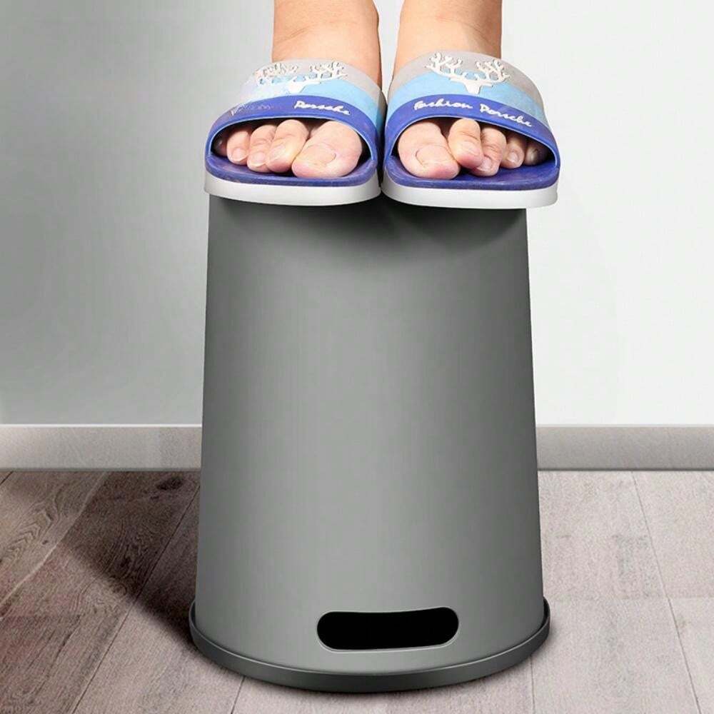 [Random Color]Coverless Press Ring Portable Trash Can For Home Living ...