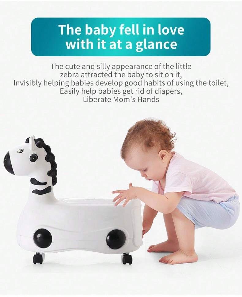 Large Size Kids' Cartoon Toilet Seat With Urinal, Riding Stool, Potty ...