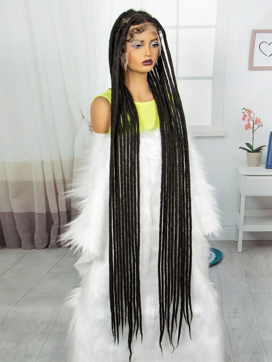 60 Inch Full Lace Wig Dreadlock Wig For Lace Front Long Dreads Wig Made ...