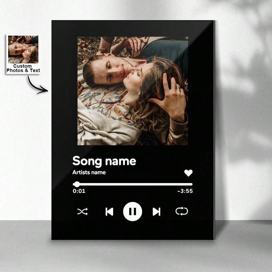 1pc Custom Music Plaque, Custom Album Cover, Personalized Acrylic ...