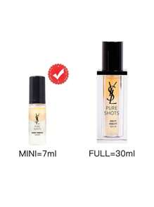 Yves Saint Laurent [Mini] PURE SHOTS NIGHT REBOOT RESURFACING SERUM 7ml - Suavize e recupere a ...