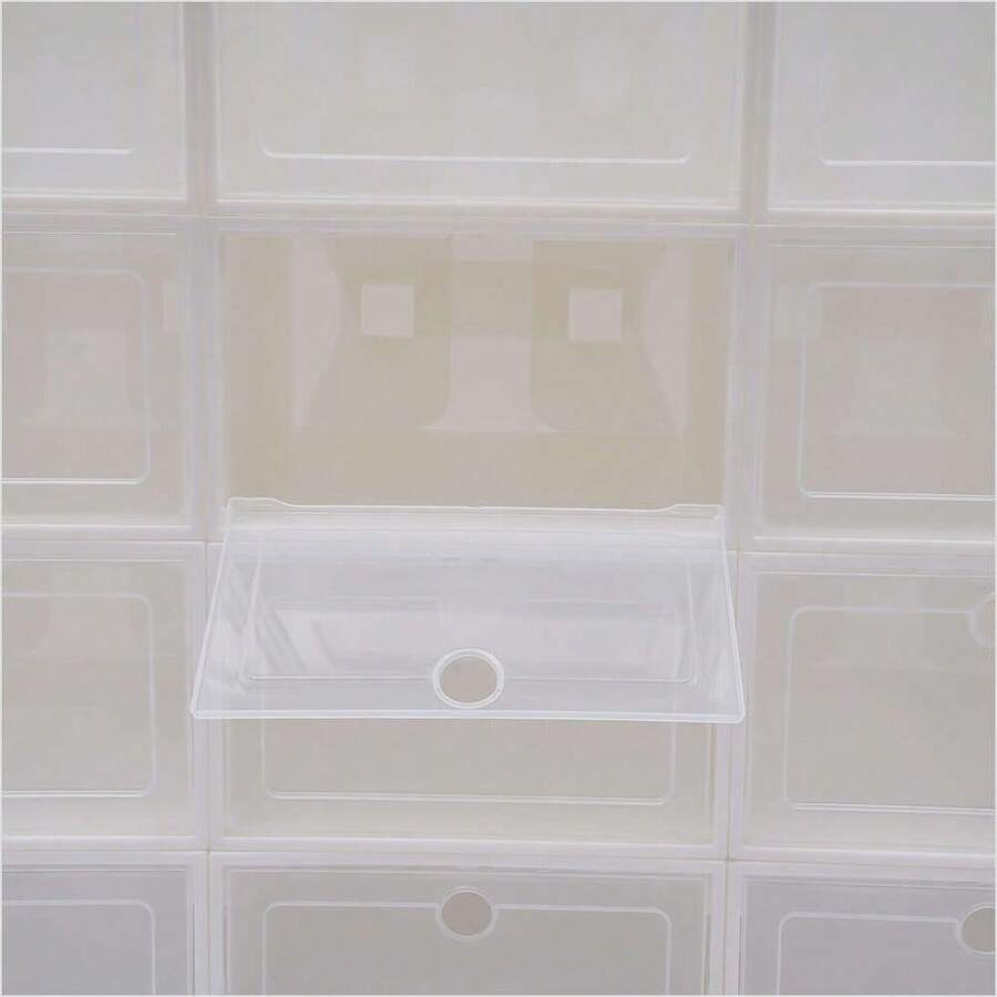 20 Pcs Shoe Box Storage Sneaker Cases Organizer Stackable Foldable ...