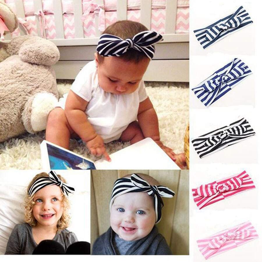 2 Piezas Diadema Para Padres E Hijos Con Orejas De Conejo Y Lazo De ...