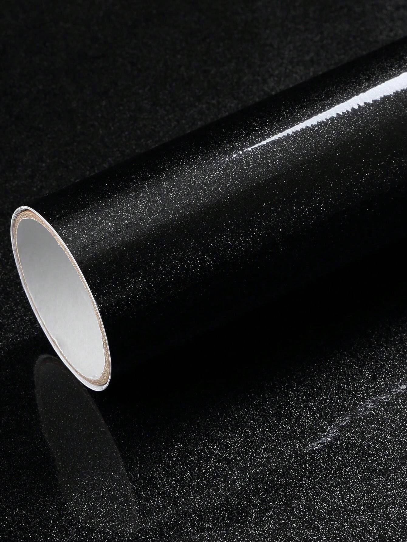 1 Roll 40cmx300cm Pearl Black Self-Adhesive Film With Pearl Paint ...
