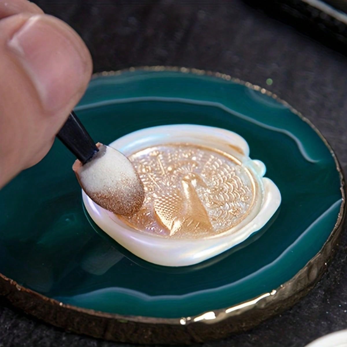 1pc Seal Stamp Wax Coloring Paste, Fire Lacquer Paste Stamp Material ...