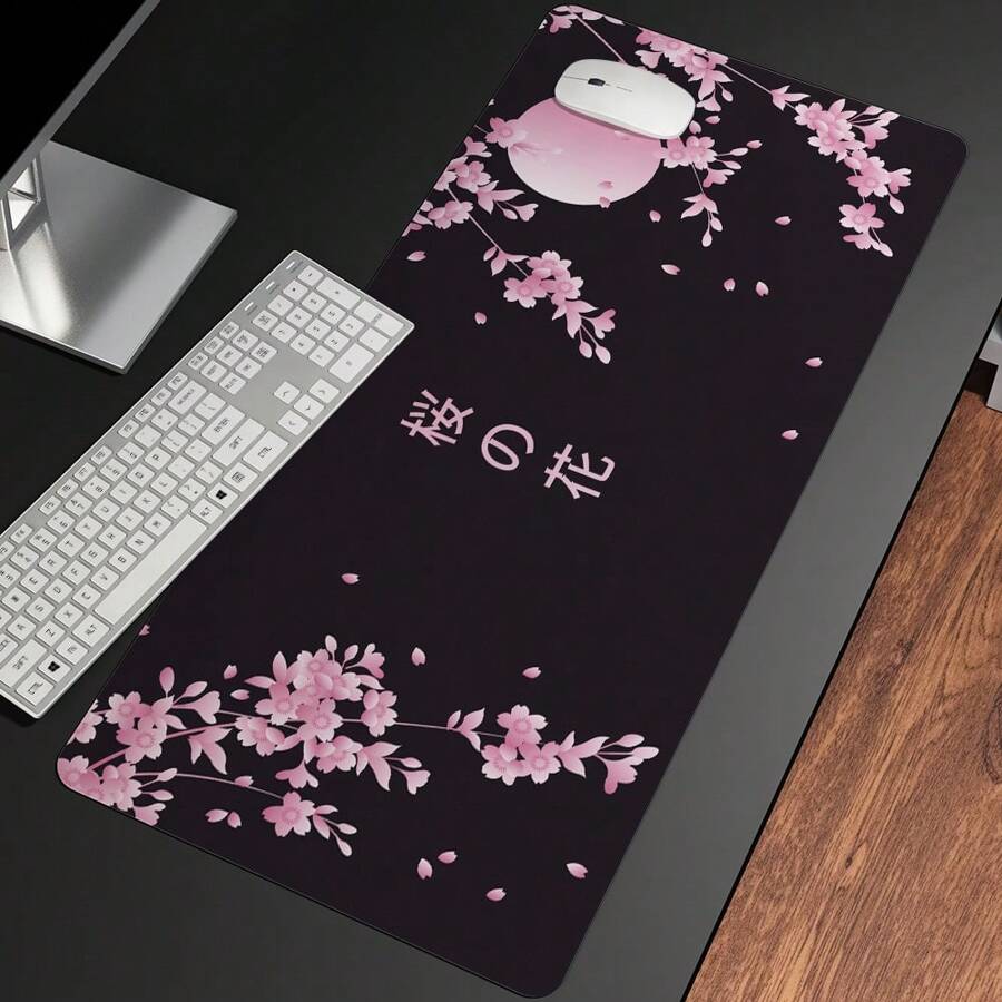 Mousepad Large XXL Cherry Blossom Art Print Anime Landscape Pretty Cute ...