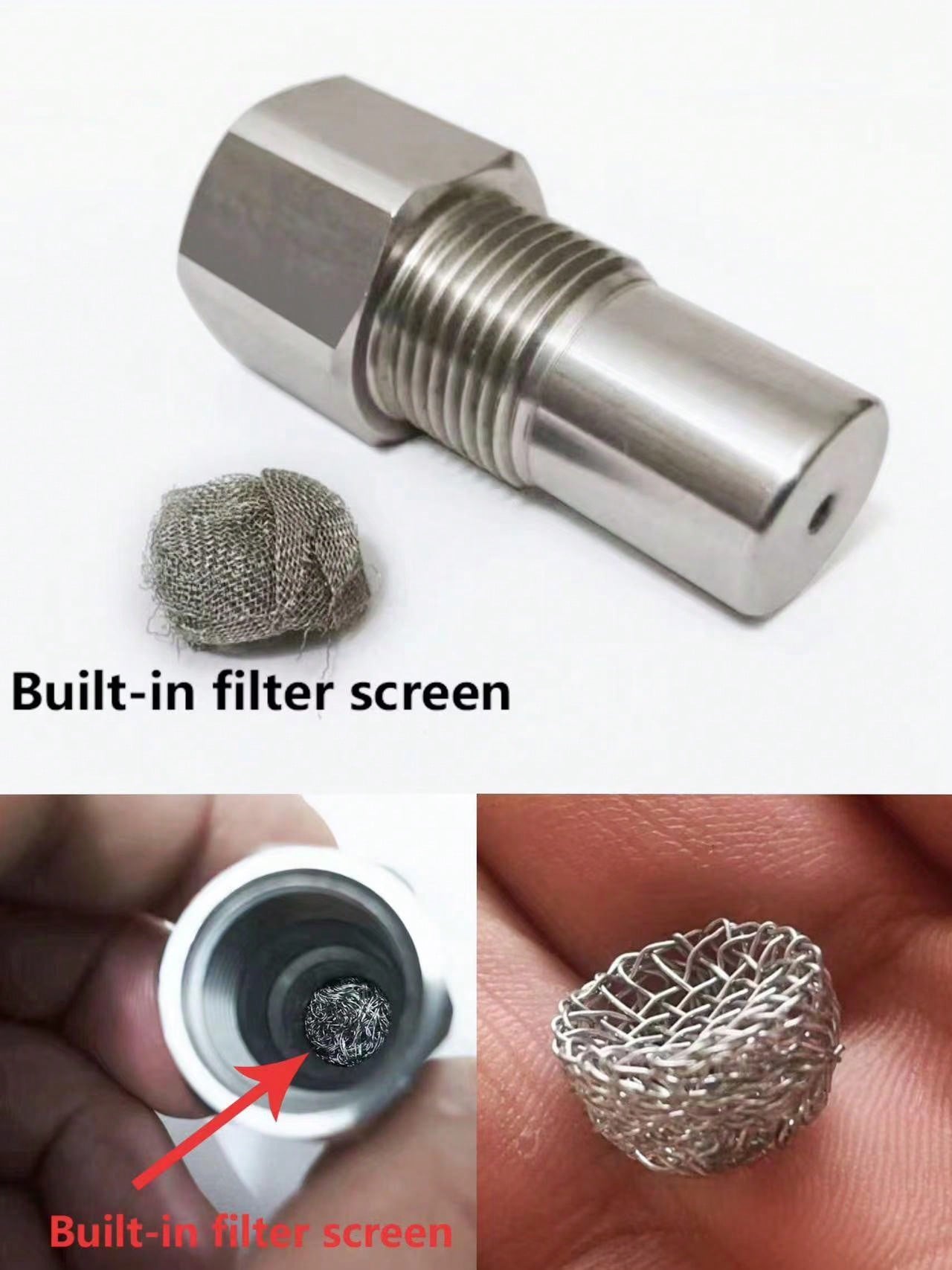 1pc Universal Auto Parts 304 Stainless Steel Oxygen Sensor Extender ...