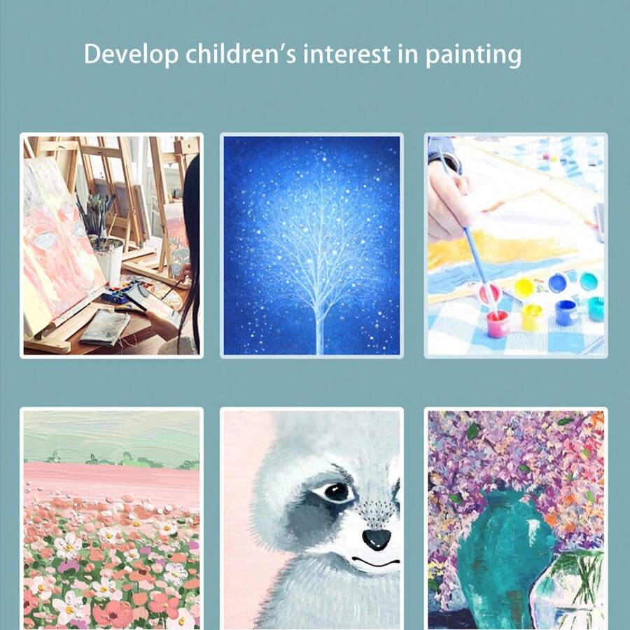 1set 6 Colors X 3ml Acrylic Paints, Connected For Diy Drawing, Kites ...